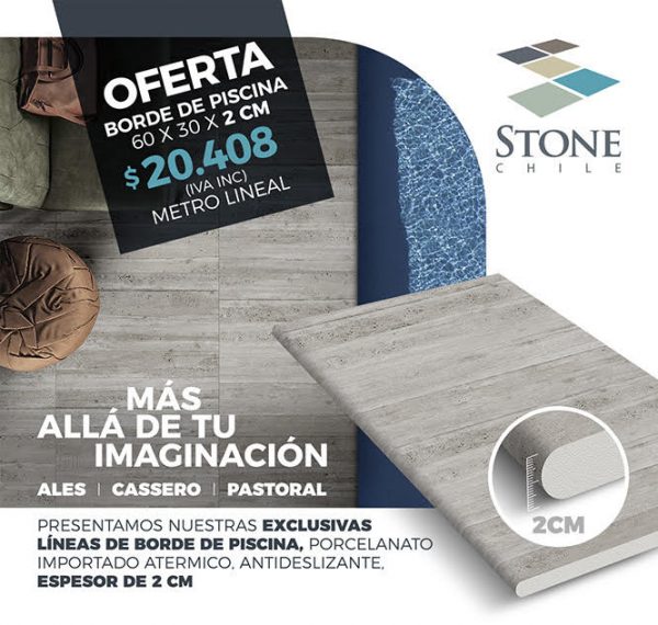 Stone Chile – Bordes Terrazas y Porcelanatos